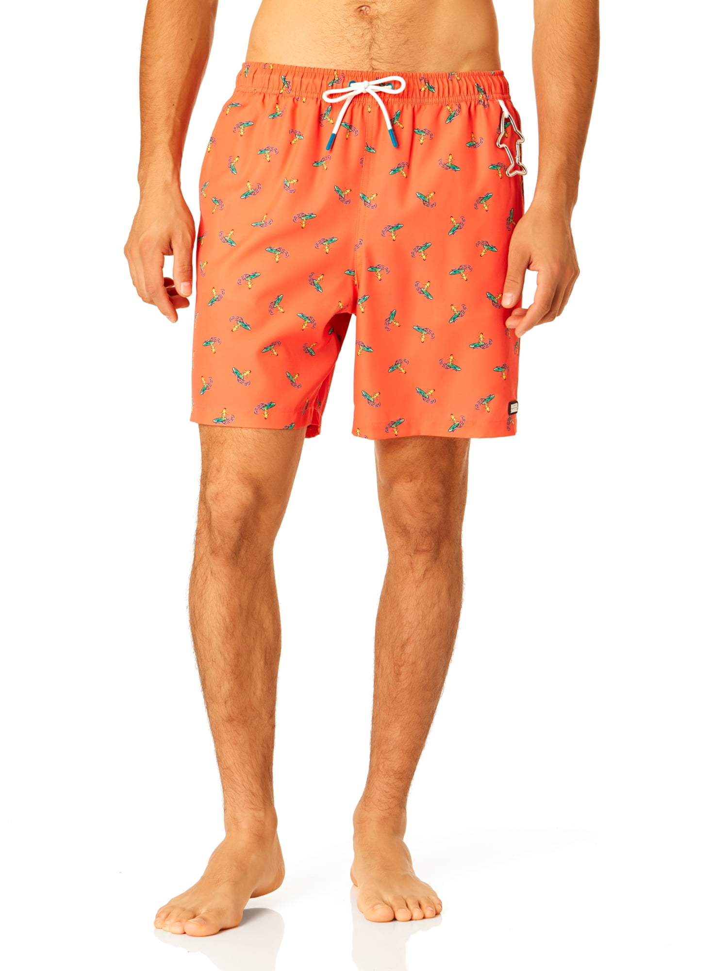 Rugged Shark Men's & Big Men's Swim Trunks, 7" Inseam, Sizes S-3XL ...