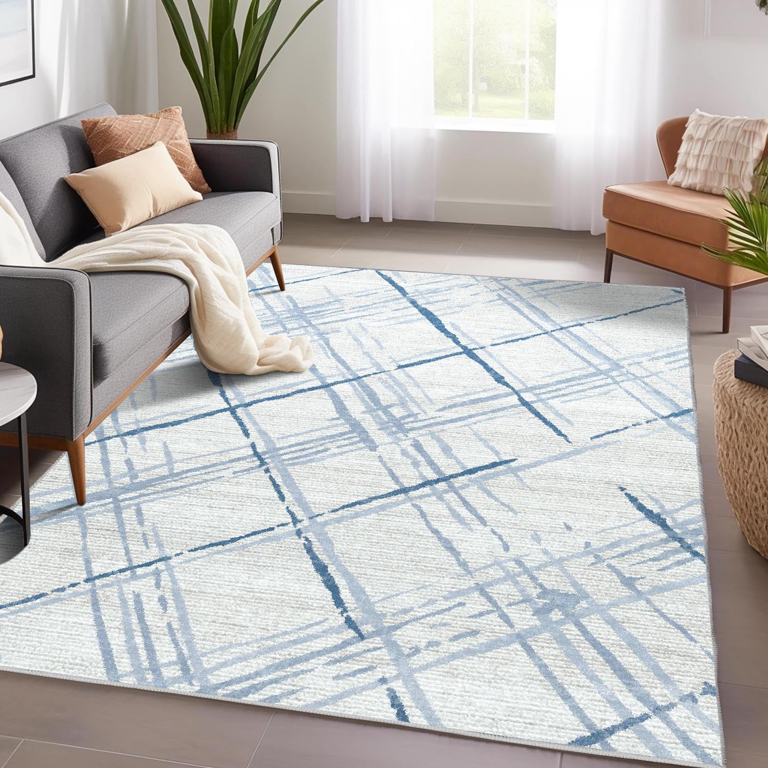 Free Shipping! RUGKING Area Rugs for Living Room 5X7 Moroccan Thin Rug ...