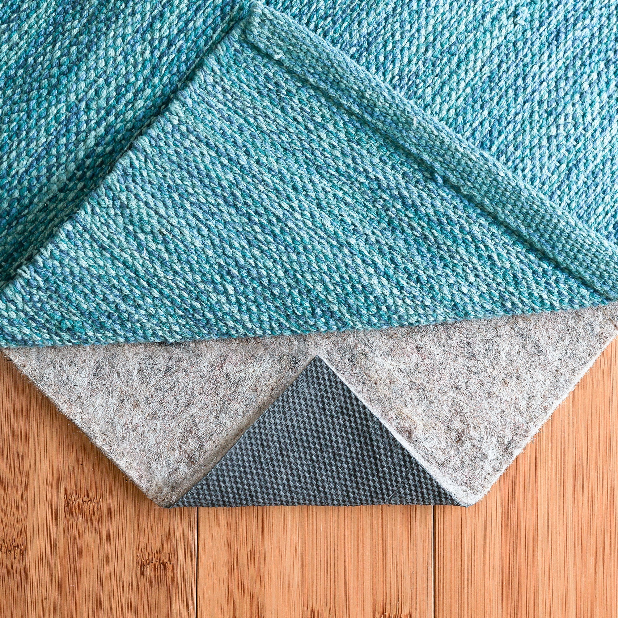 "RUGPADUSA Basics 1/8"" Thick Felt + Rubber Non-Slip Carpet Grip Rug ...