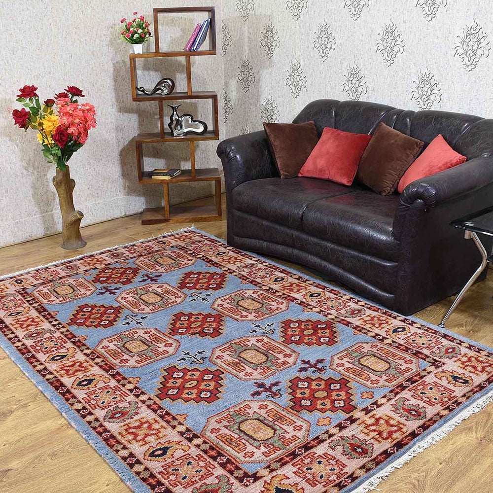 RUGSOTIC CARPETS HAND KNOTTED WOOL & SILK ECO-FRIENDLY ORIENTAL AREA ...
