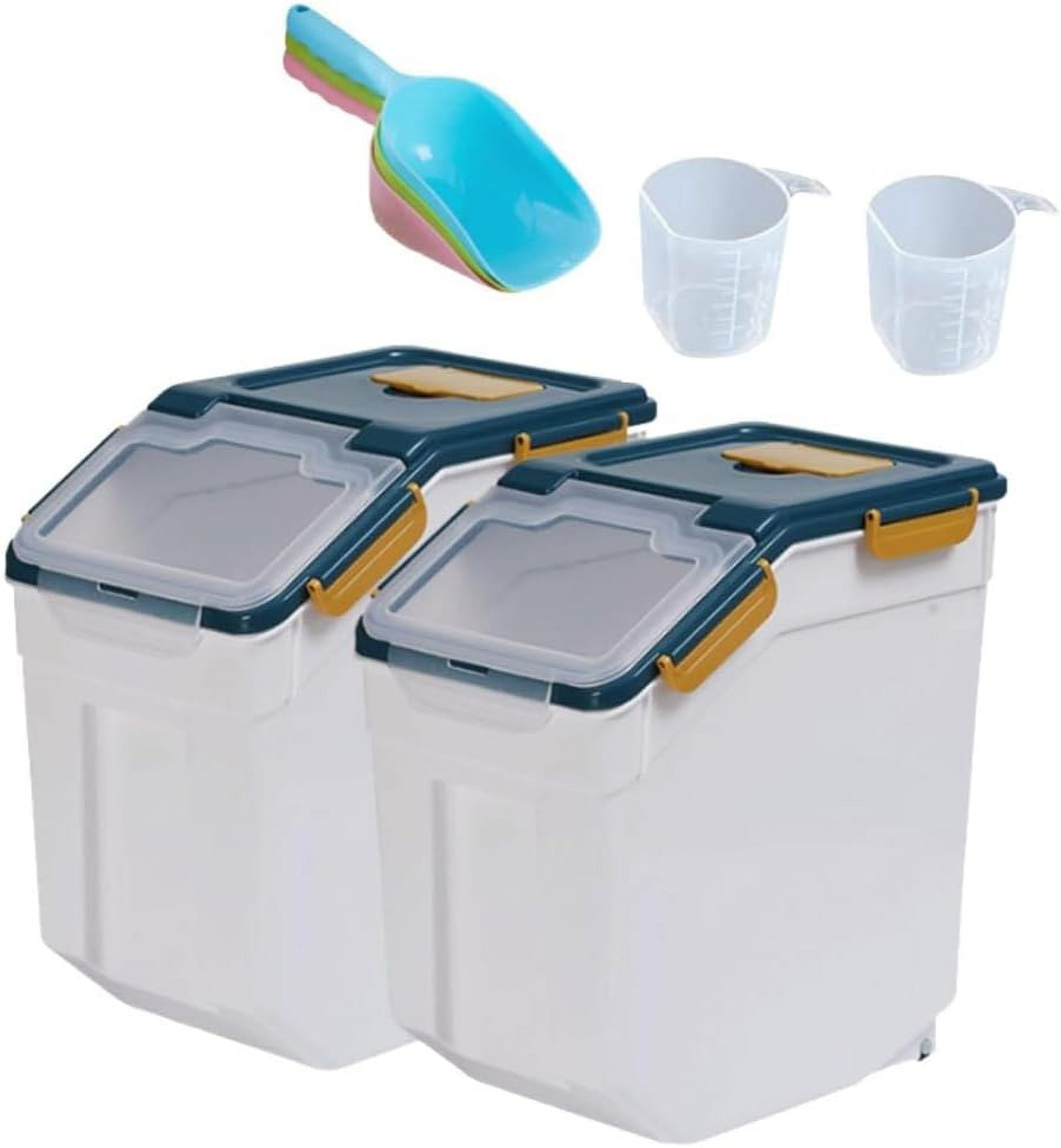 RUIAN Large Airtight Storage Container,25lb Flour Rice Storage ...