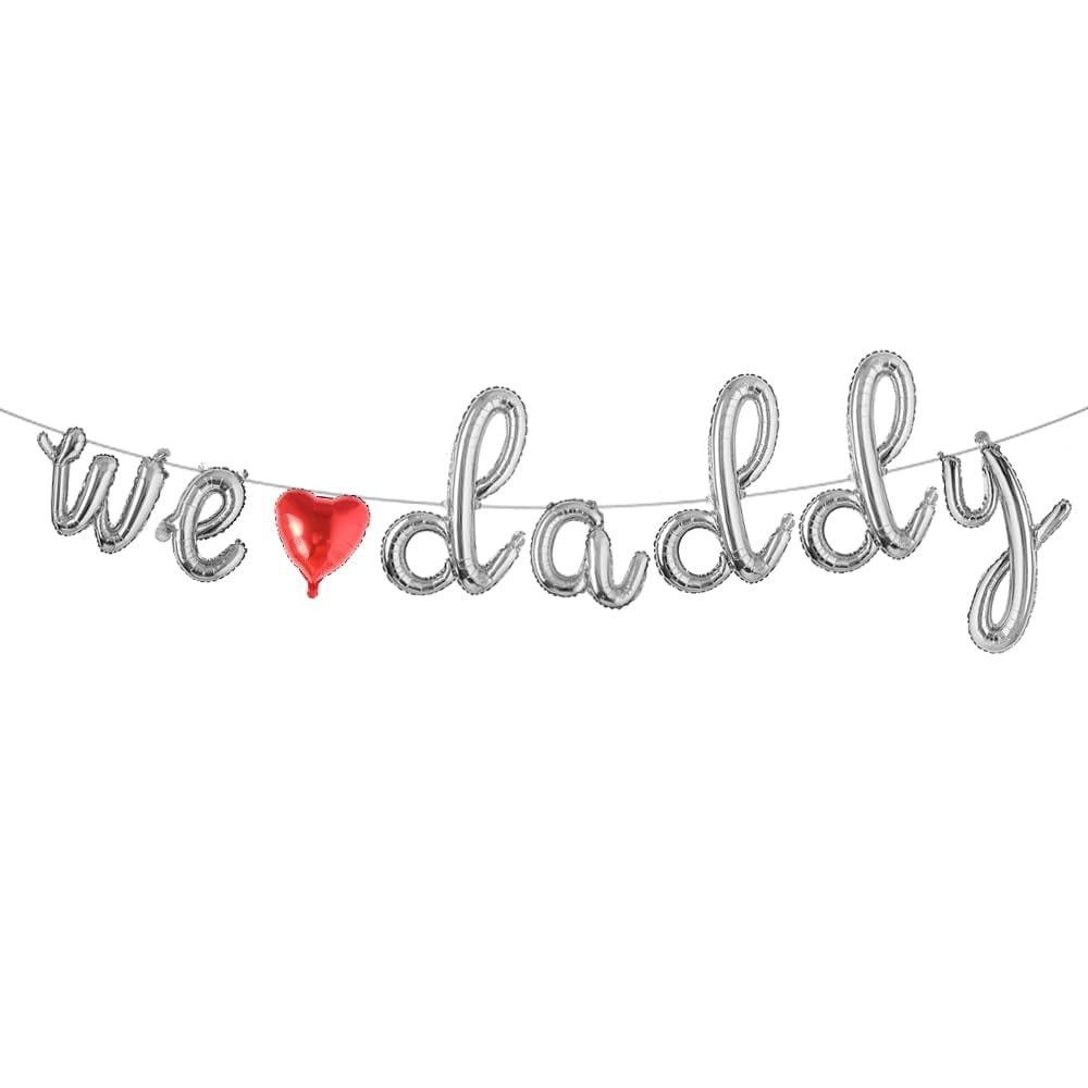RUIANSI WE Love DADDY Balloon Heart MTN1 DADDY Balloons Banner ...