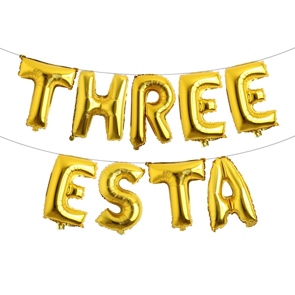 RUIANSI Three Esta 3rd OIF8 Birthday Decorations Third Birthday ...