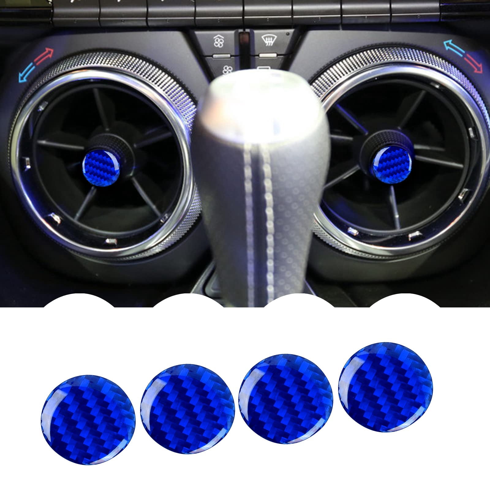 RUIANTE Compatible with Carbon AIF4 Fiber Center Console Air ...