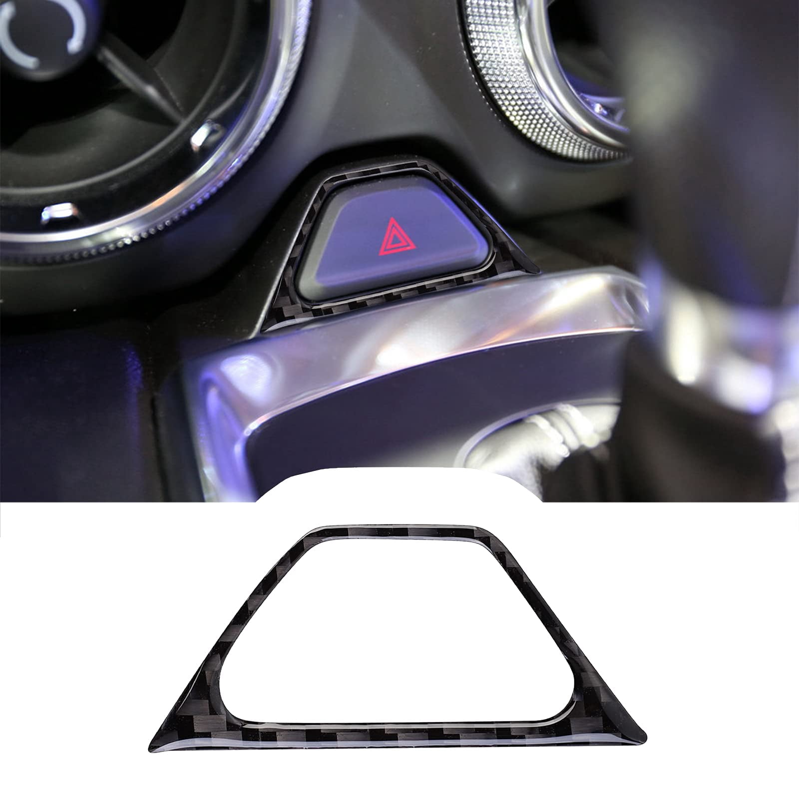 RUIANTE Compatible with Carbon RRF12 Fiber Center Console Warning ...