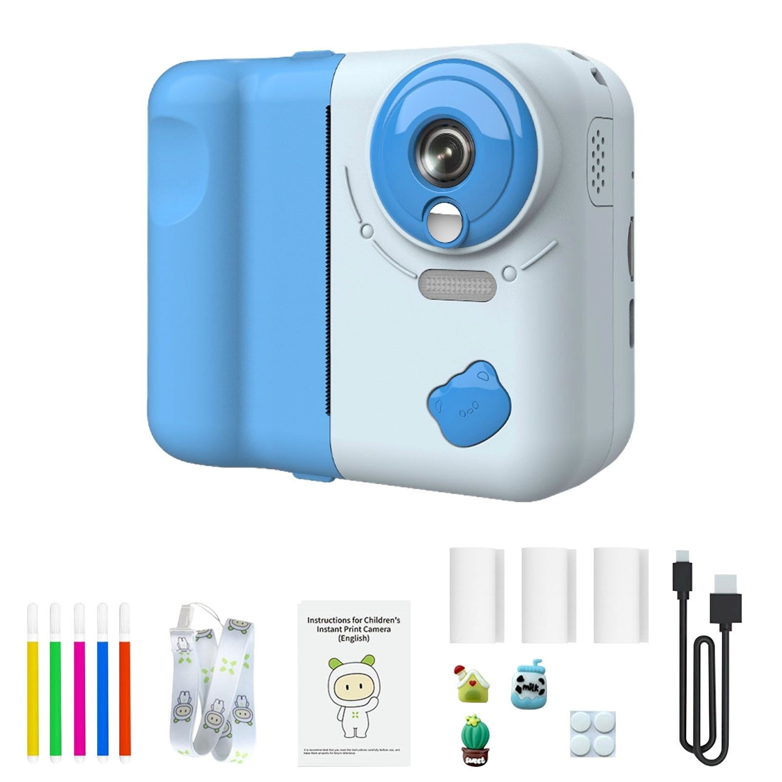 RUIG 1080p High Definition Instant Printing Camera 5 In 1 Camera for ...