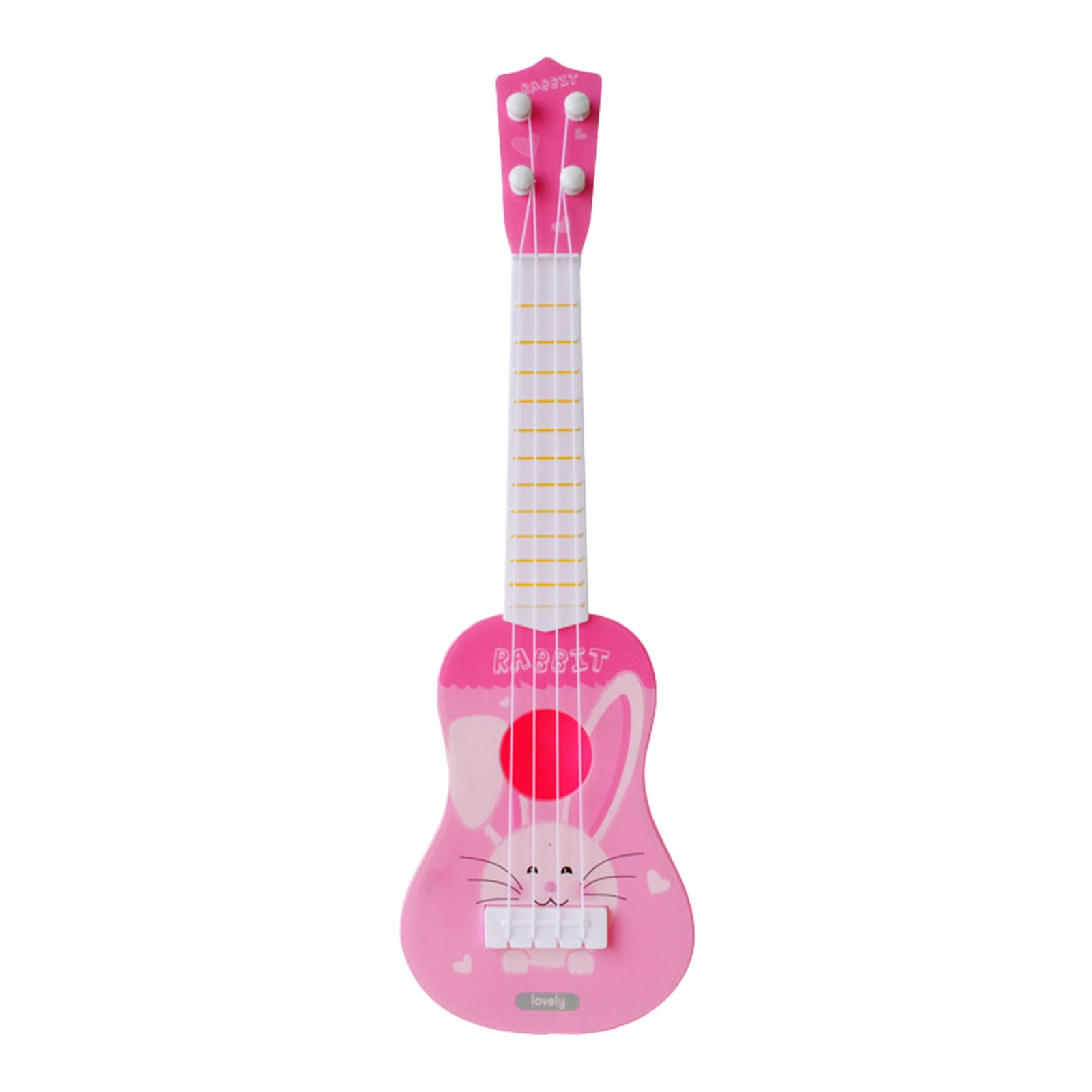 RUIG 13.7 Inch Guitar Toy Ukulele Toy 4 Strings Early Educational ...