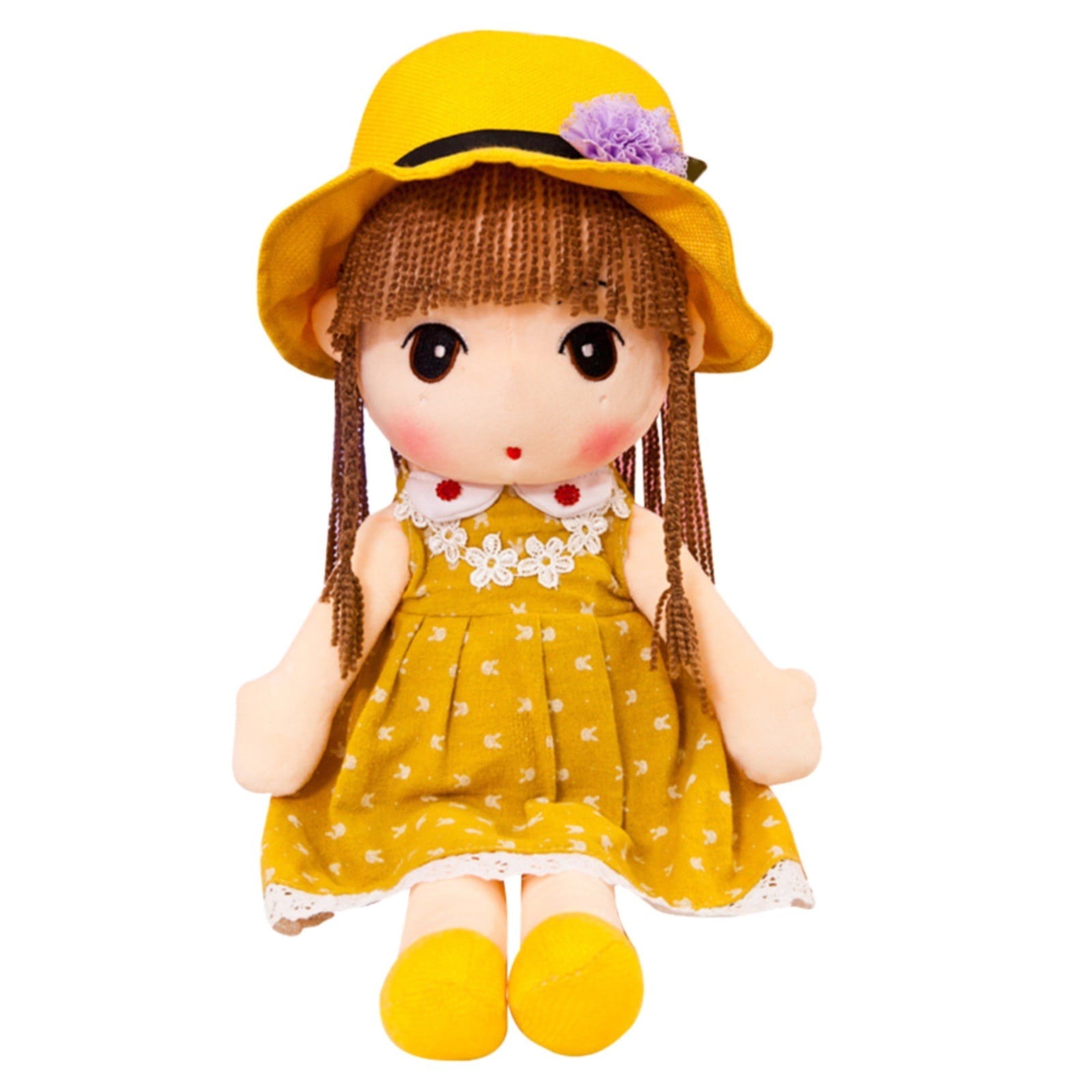 RUIG 17.7 Sweetheart Rag Doll Cozy Cuddle Soft Baby Doll for Kids ...