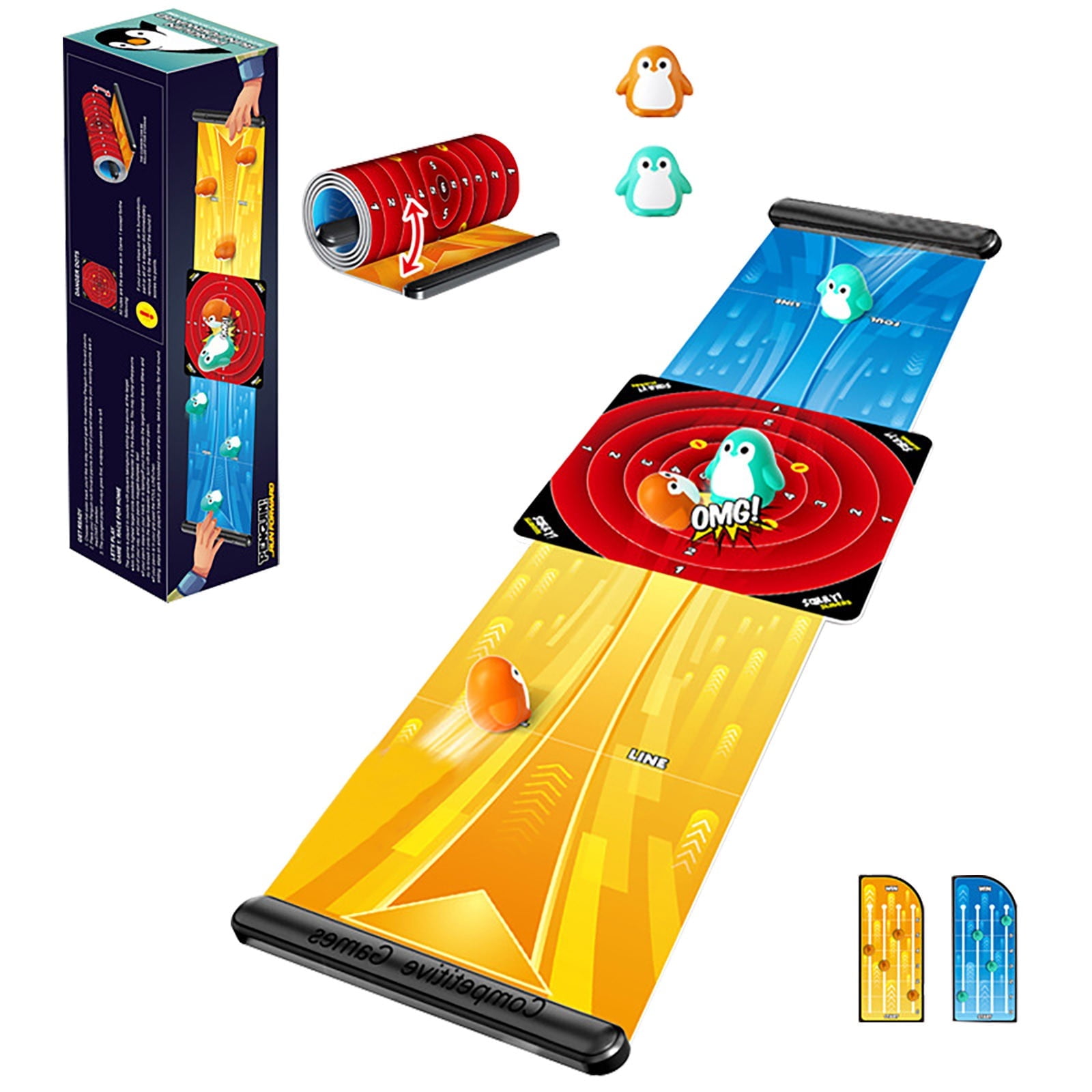 RUIG 3-in-1 Tabletop Curling, Tabletop Curling Game for Kids, Adults ...