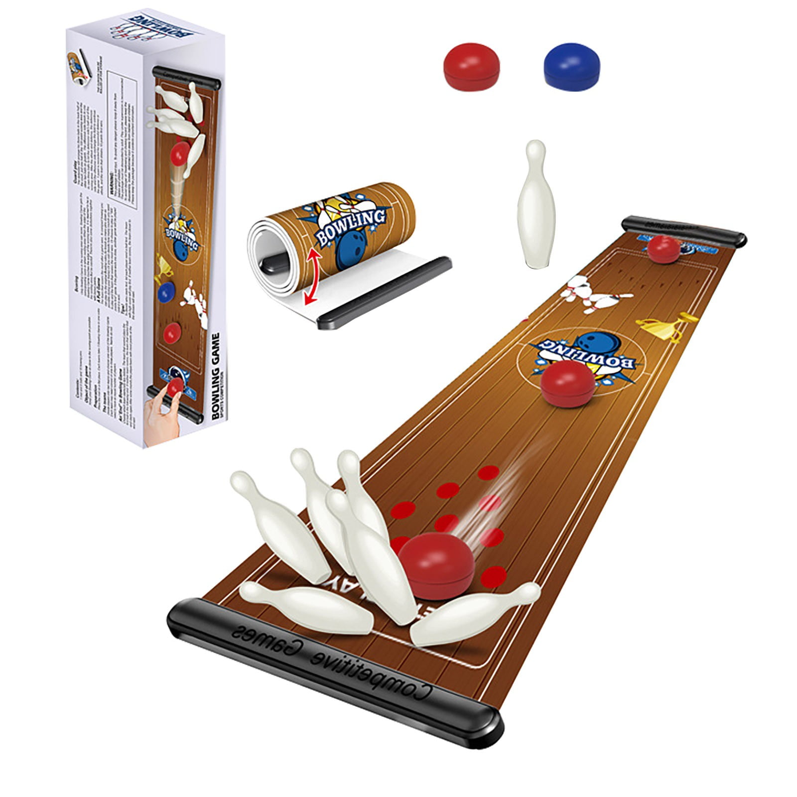 RUIG 3-in-1 Tabletop Curling, Tabletop Curling Game for Kids, Adults ...