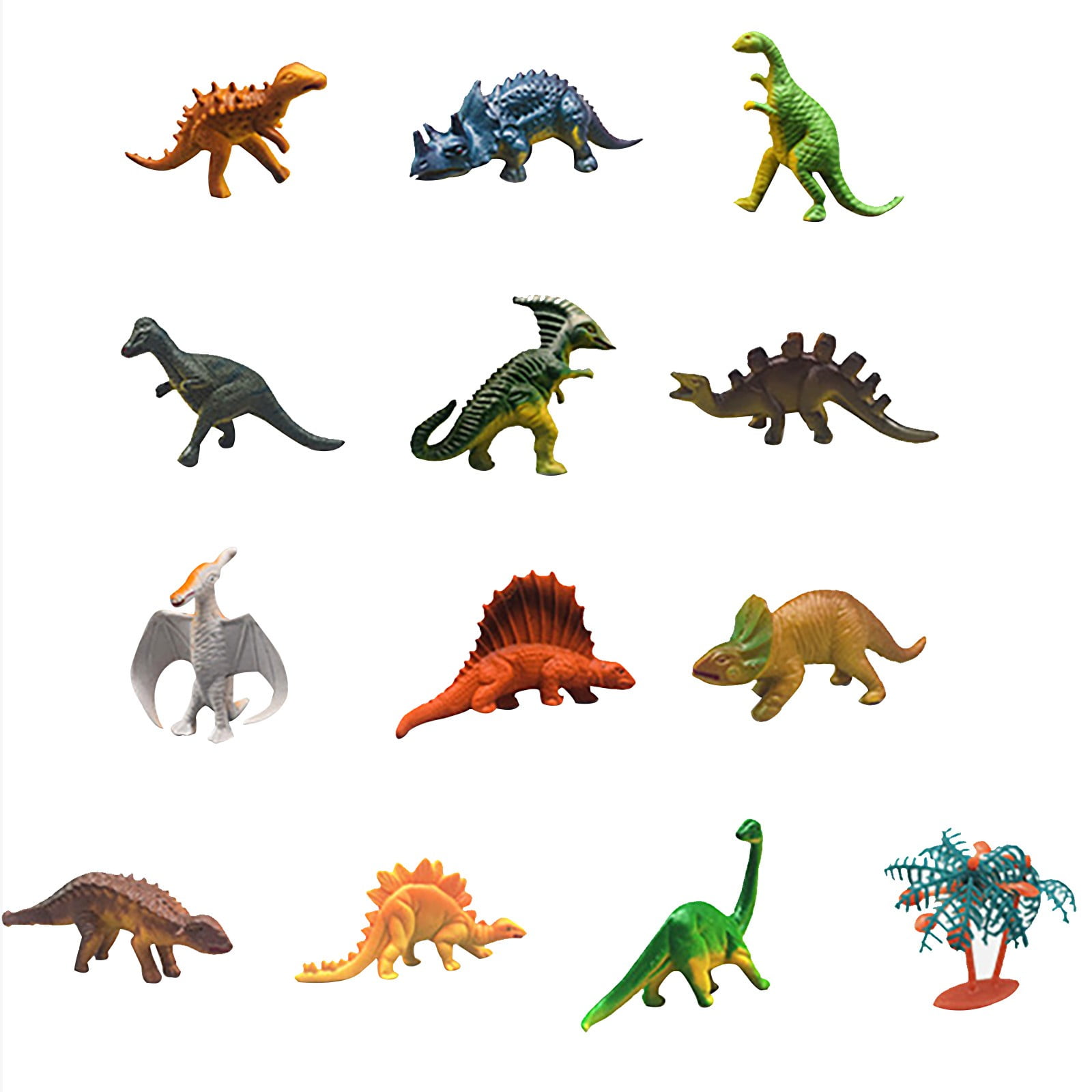 RUIG Animal Toys,12 Pcs Assorted Dinosaur Ocean Sea Animal Jungle ...