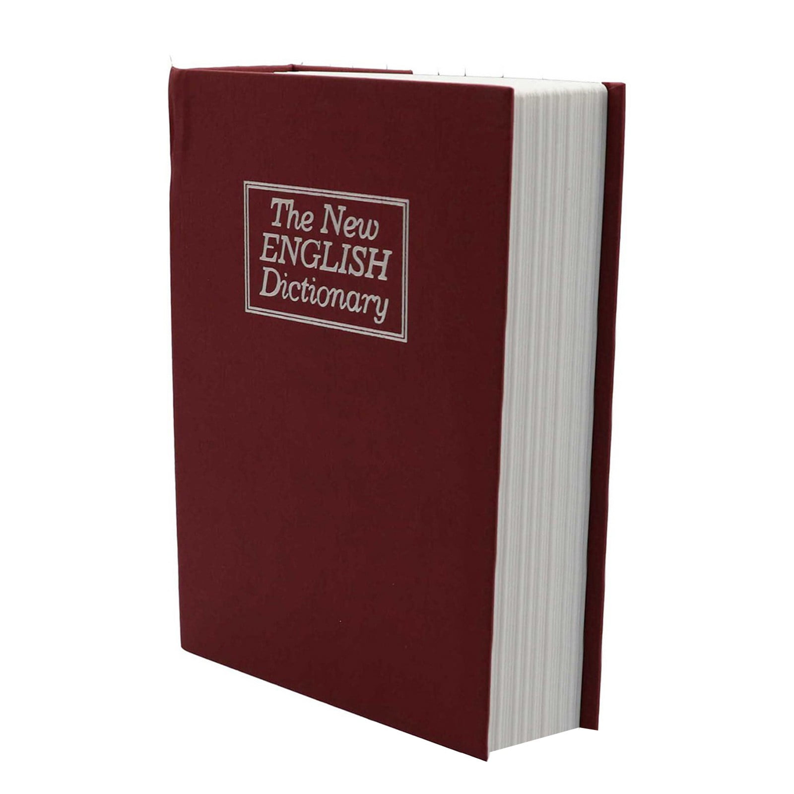 RUIG Book Safe with Key Lock, Portable Metal Safe Box,Secret Book ...