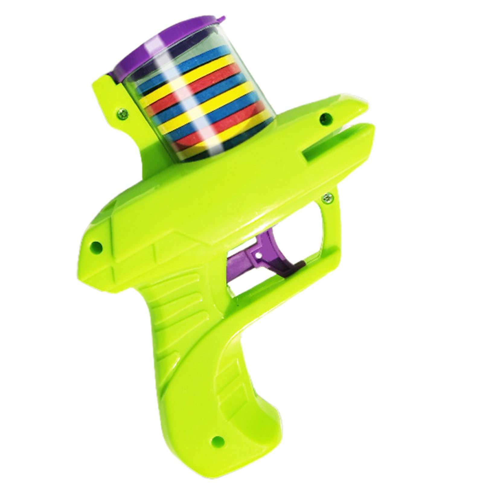 RUIG Cat Toy Launcher,60 Foam Discs Cat Toys for Indoor Cats,Cat Fetch ...