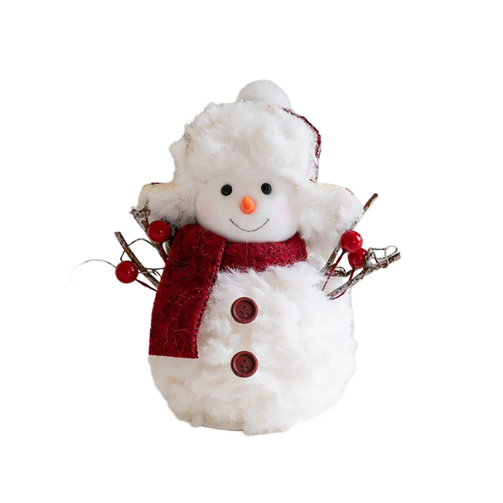 RUIG Christmas Plush Santa Claus Snowman Elk Doll, Christmas Snowman ...