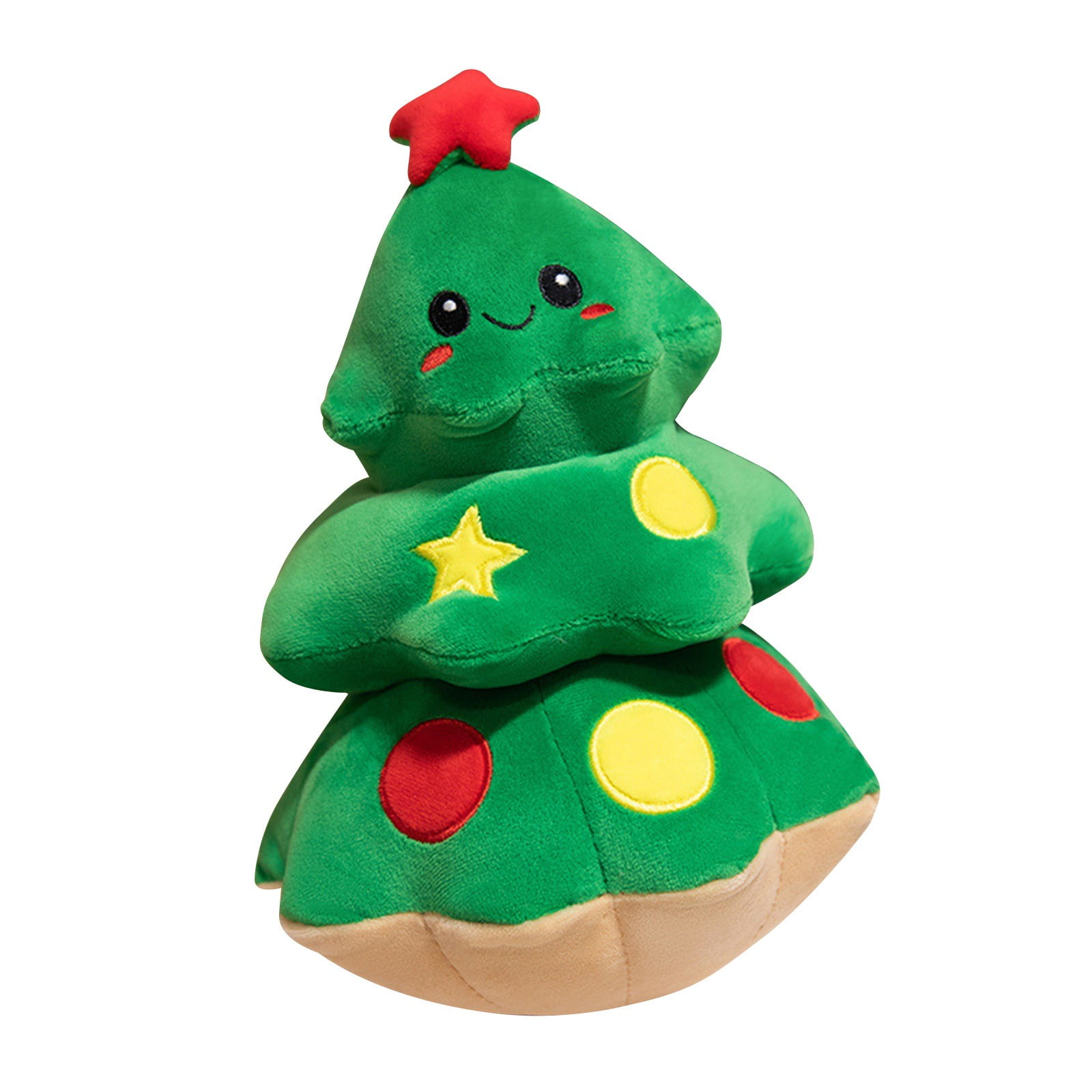 RUIG Christmas Stuffed Animals Toy 10’’ Mini Plush Christmas Tree ...