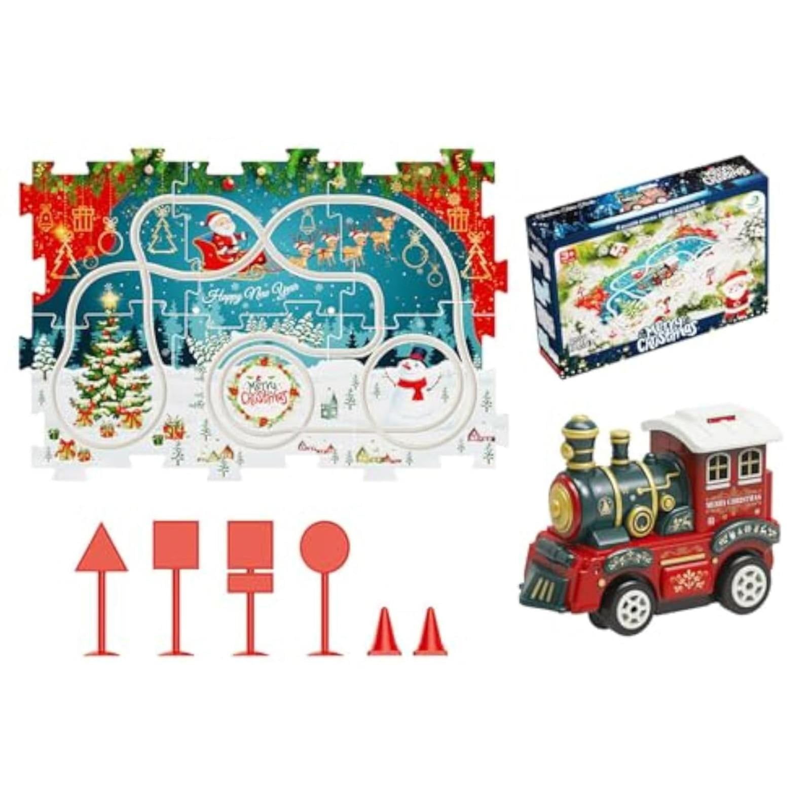 RUIG DIY Puzzle Tracks with Vehicles,Puzzle Car Track Play Set for ...