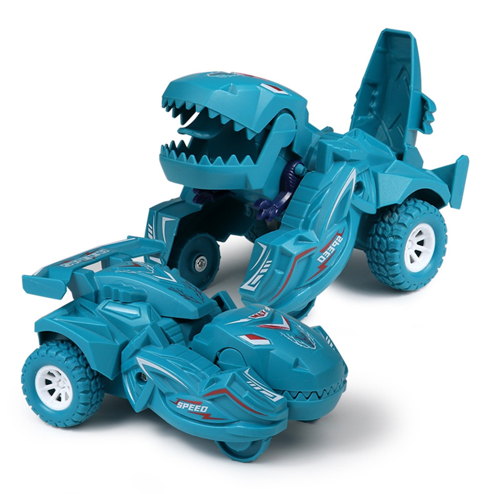 RUIG Dinosaur Car Toys for Kids- 2-in-1 Pack,Dinosaurs with Wheels ...