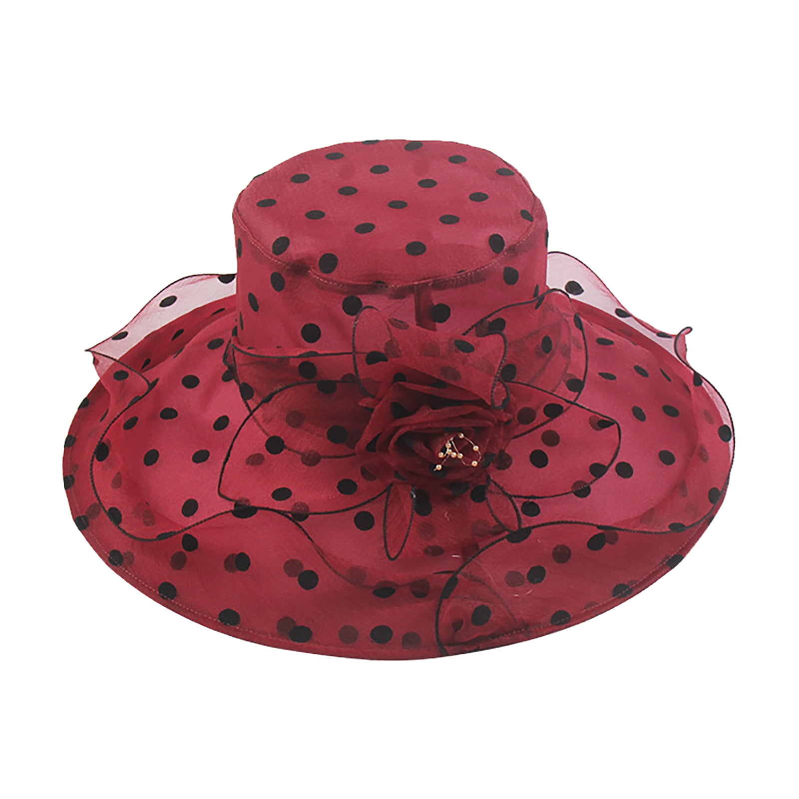 RUIG Dress Hat For Women Black Fascinators Bridal Tea Party Wedding Hat ...
