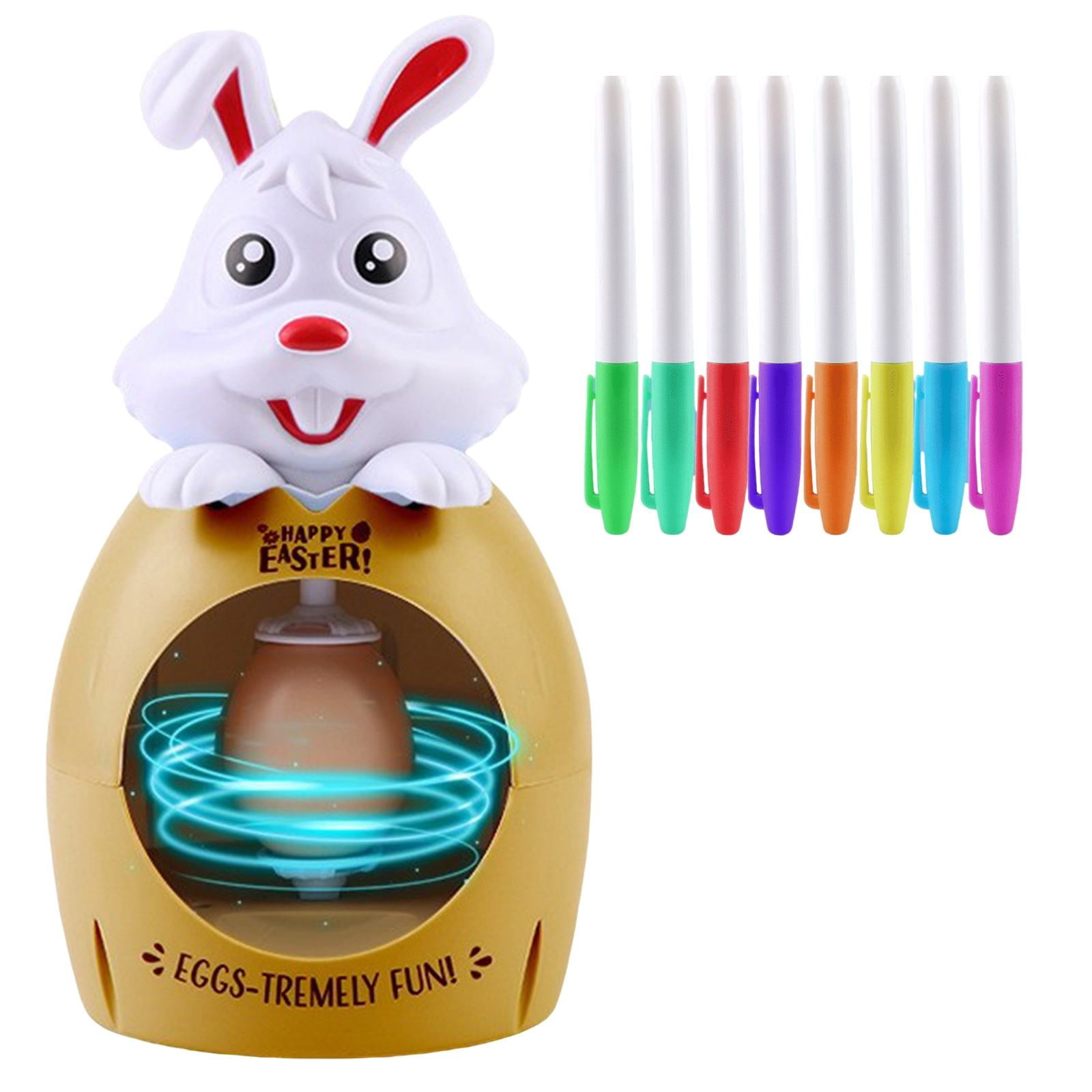 RUIG Easter Egg Mini Decorator Kit Arts& Crafts Set -Bunny Egg Spinner ...