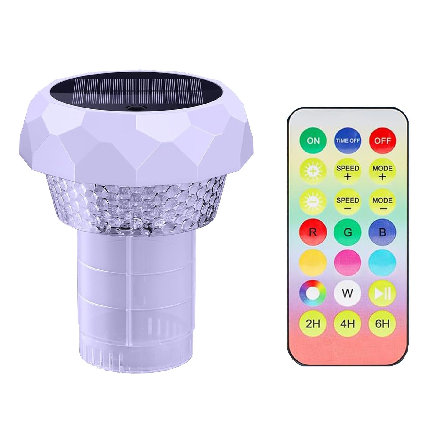 RUIG Floating Pool Chlorinator - Colorful LED Light Dispenser for 4x3 ...