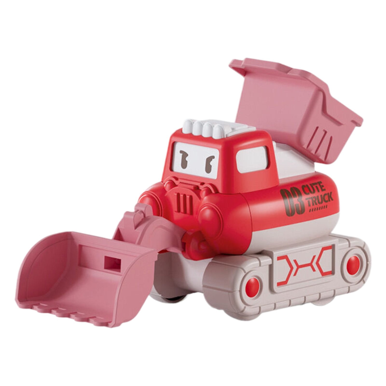 RUIG Friction Powered Cars, Push and Go Trucks Toy, Baby Animal Pull ...