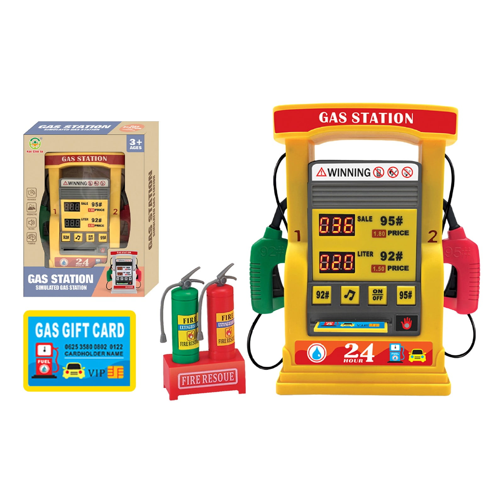 RUIG Gas Station, 1pcs Miniature Gas Station Model Decorate Doll House ...