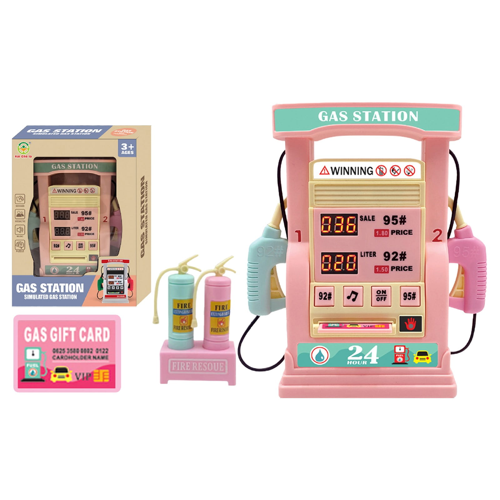RUIG Gas Station, 1pcs Miniature Gas Station Model Decorate Doll House ...