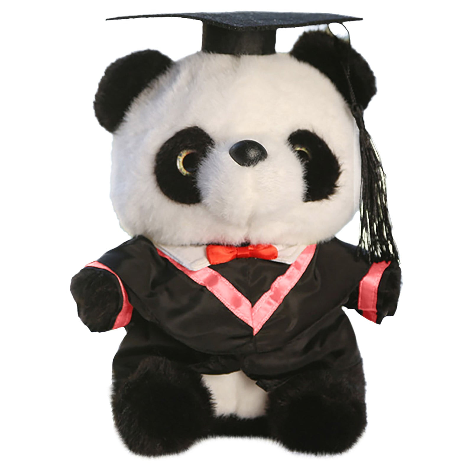 RUIG Graduation Panda Bear with Black Cap, Stuffed Animal Plush Panda ...