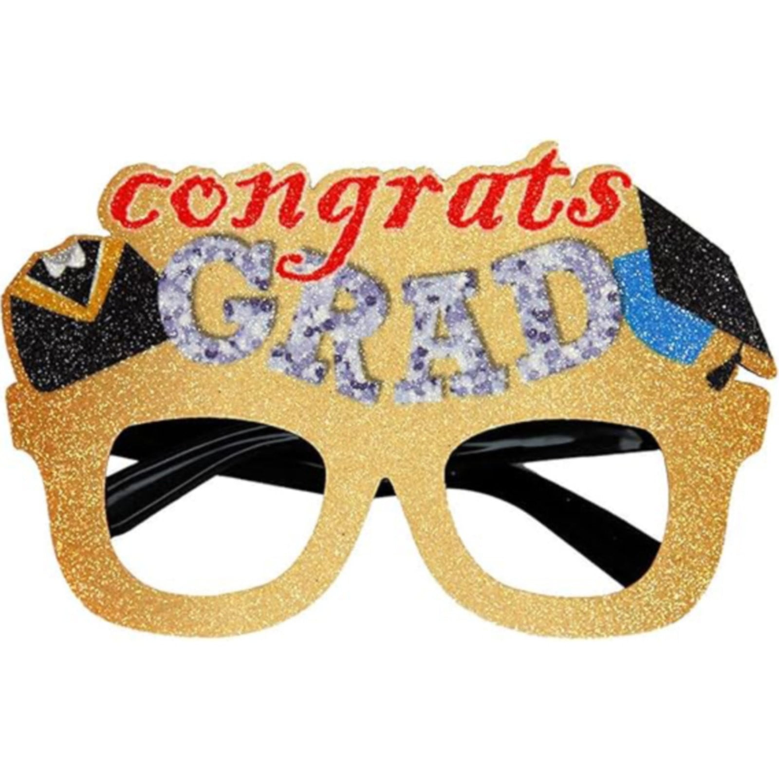 RUIG Graduation Photo Booth Props 2025 Glasses,Glitter Graduation ...