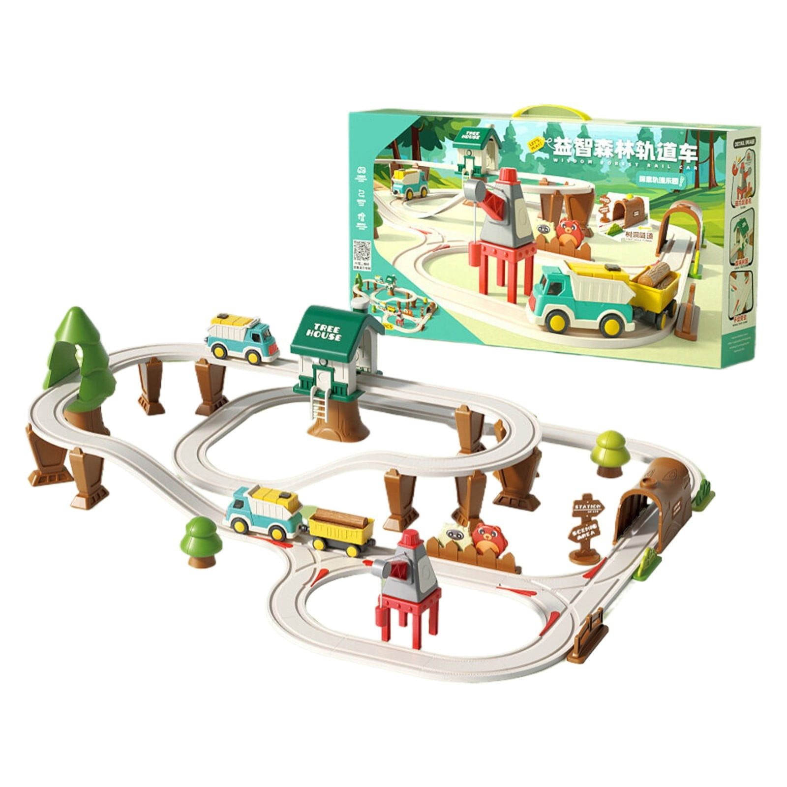 RUIG High-Speed Train Set for Urban Rail Adventure, Magnetic Connection ...