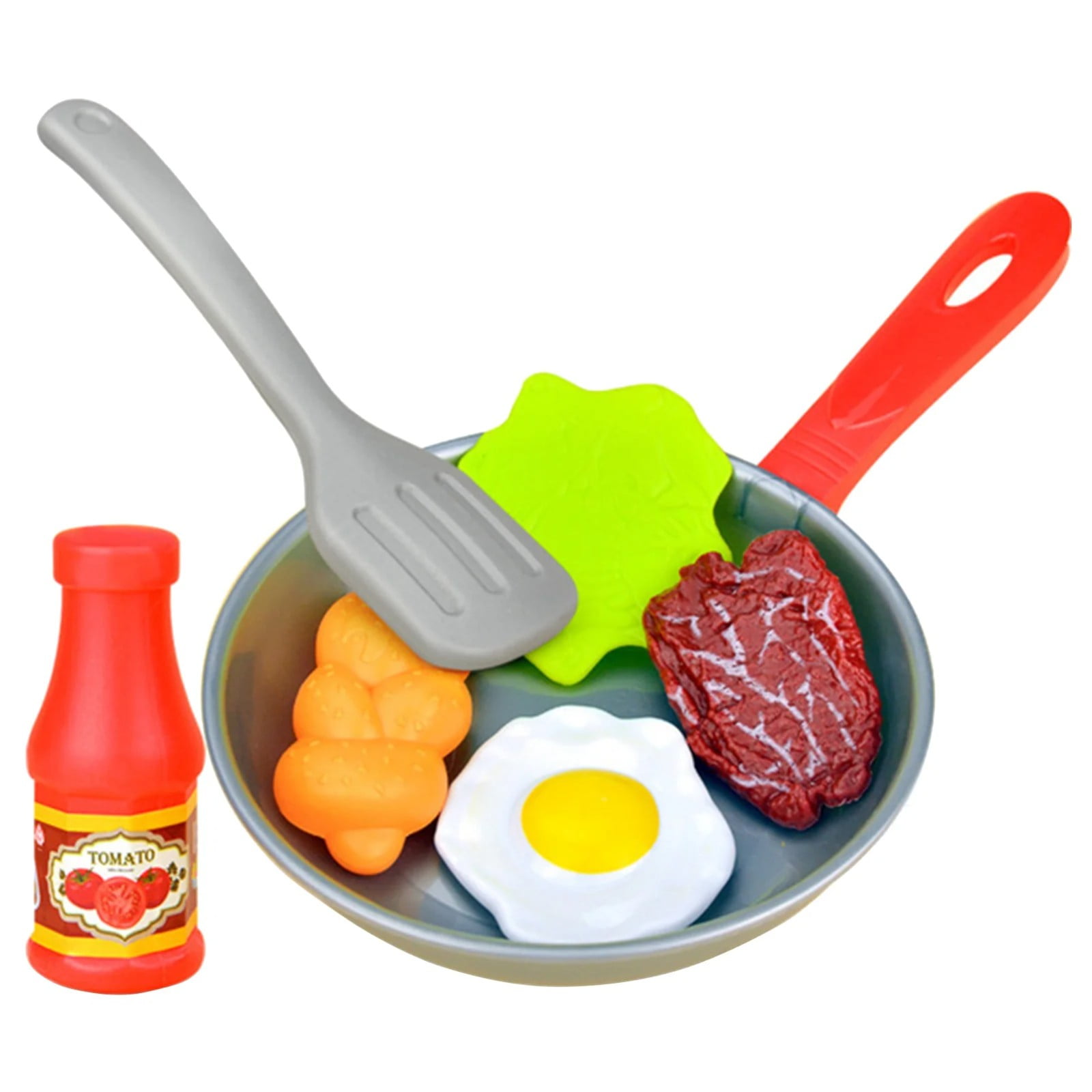 RUIG ‌Interactive Pretend Play Kitchen Set -Realistic Toy Steak ...