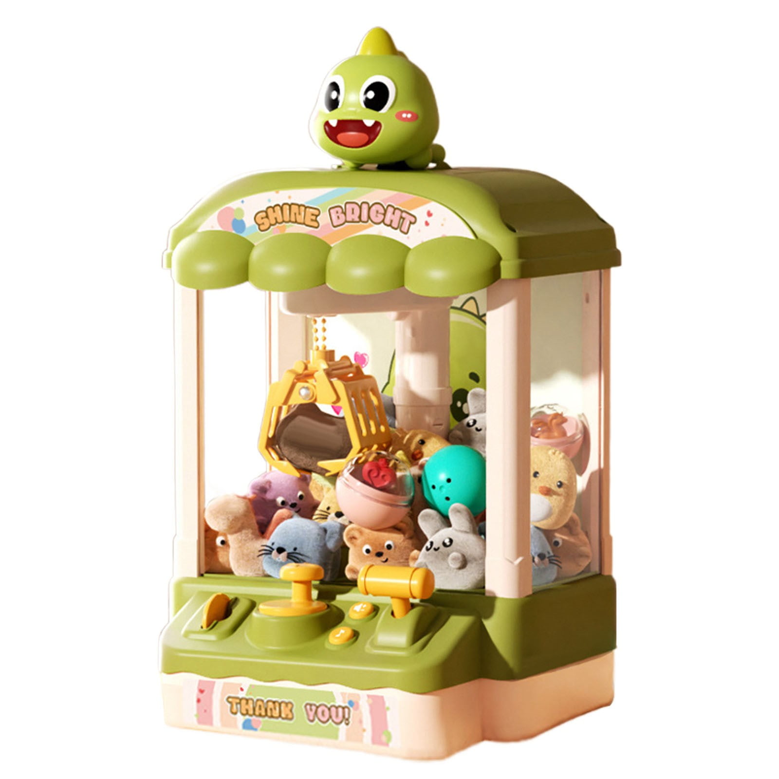 RUIG Mini Claw Machine Toy for Kids, Small Arcade Vending Machine Games ...