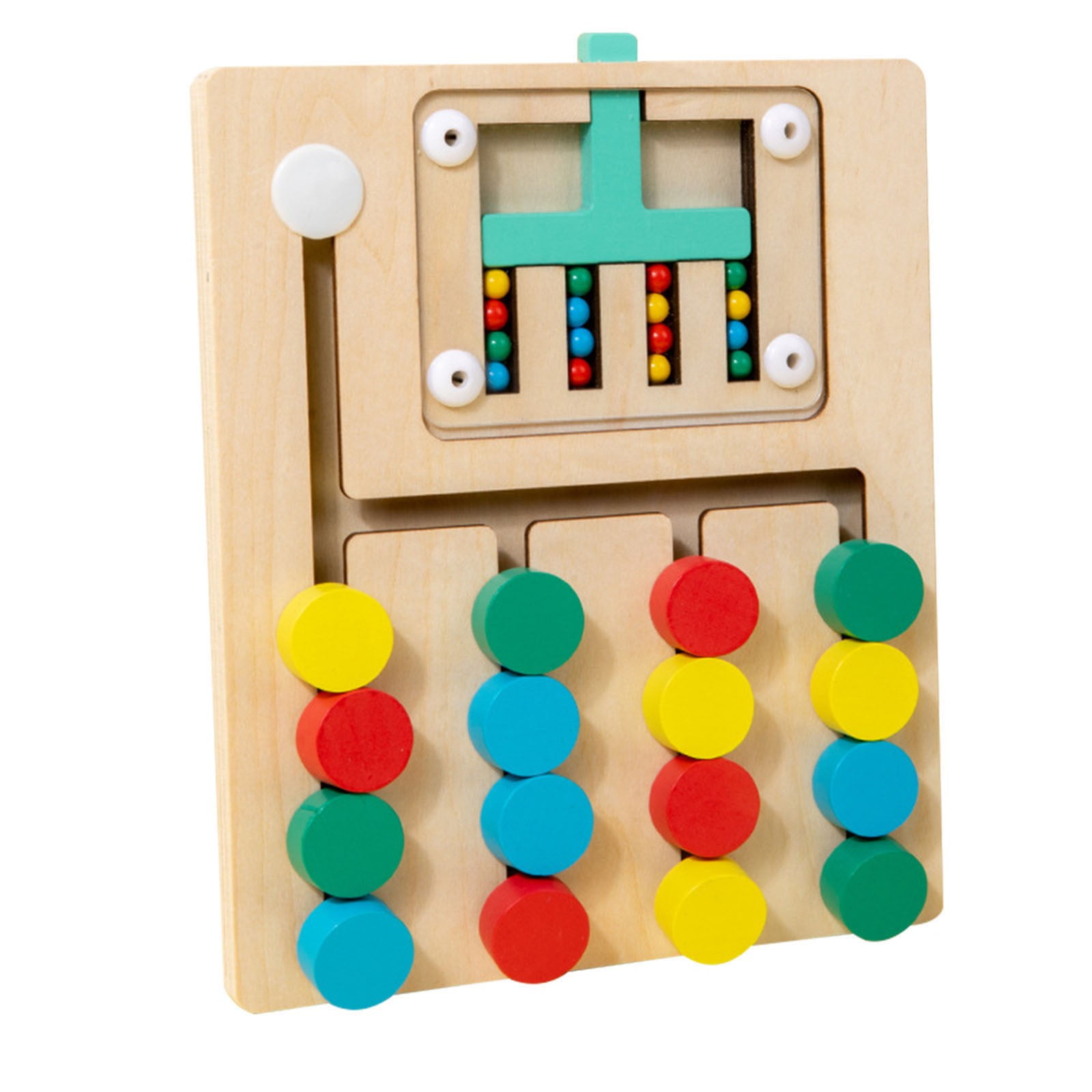 RUIG Montessori Learning Toys Puzzle Color, Wooden Color Matching ...