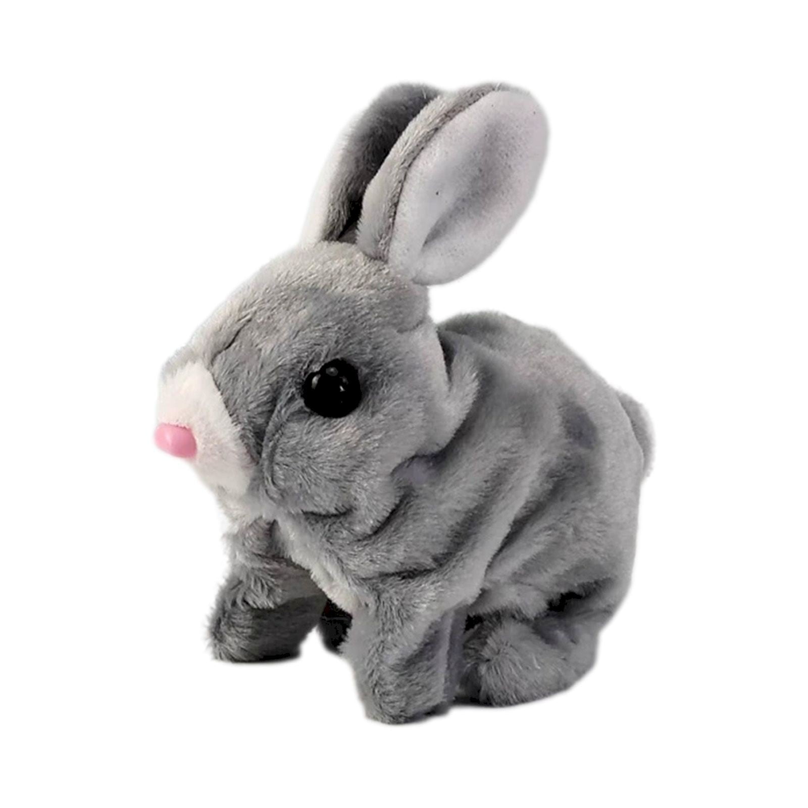 RUIG My Realistic Bunny Toy,Bunny Plush with Jumping Action,Wiggling ...