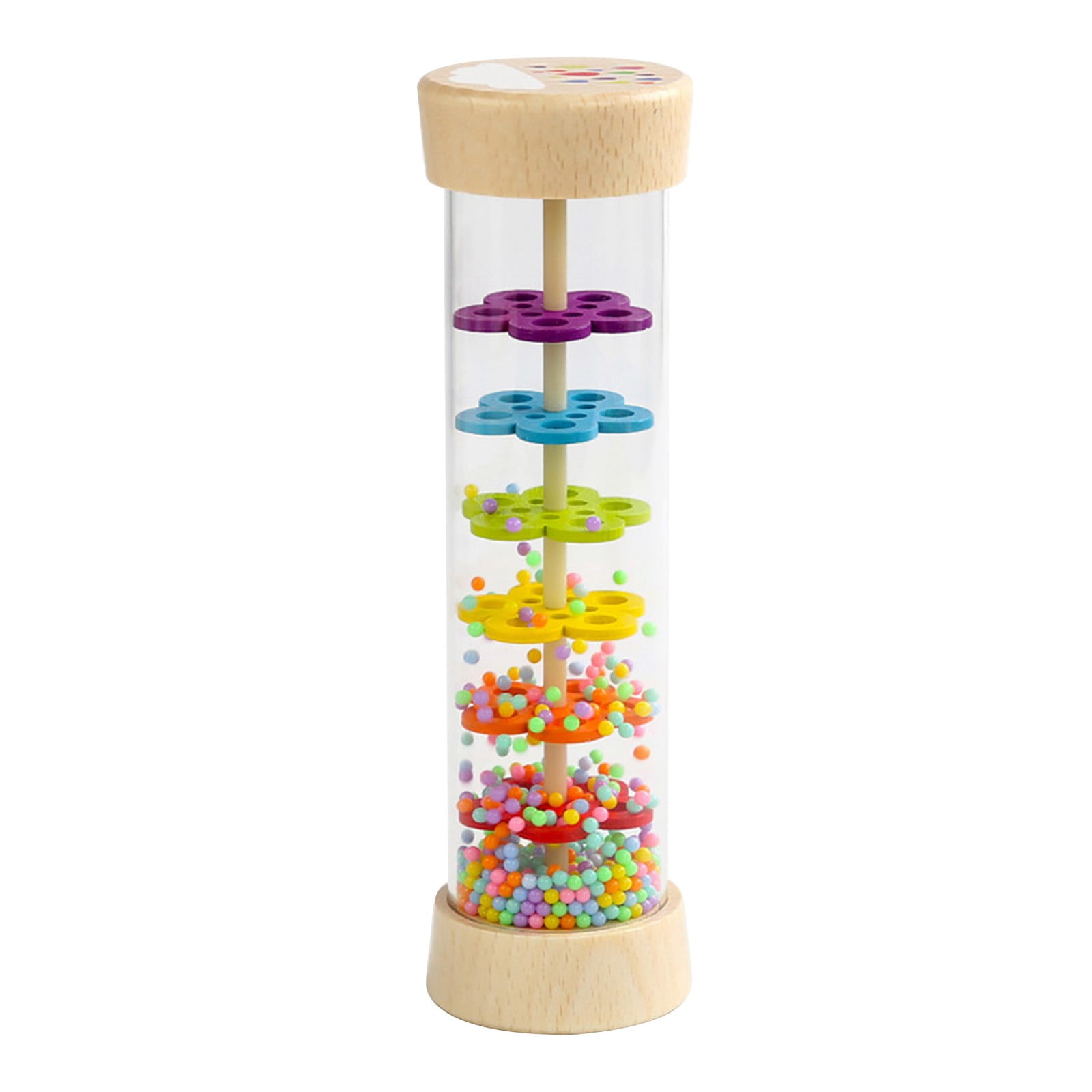 RUIG Portable Sensory Bead Fidget Toy - BPA-Free Visual/Auditory ...