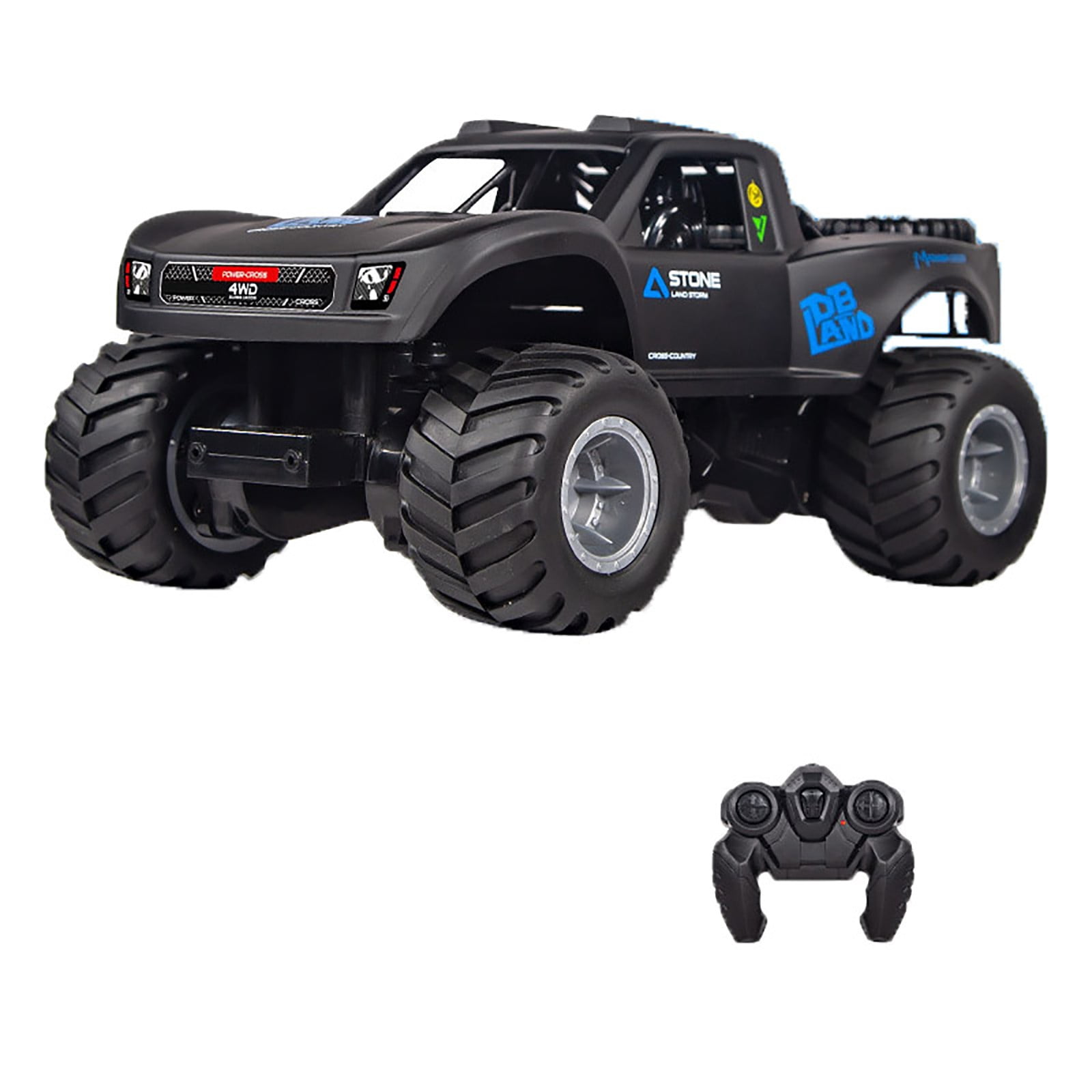 RUIG RC Cars, RC TruckMonster RemoteControl Car Waterproof Outdoor Toys ...
