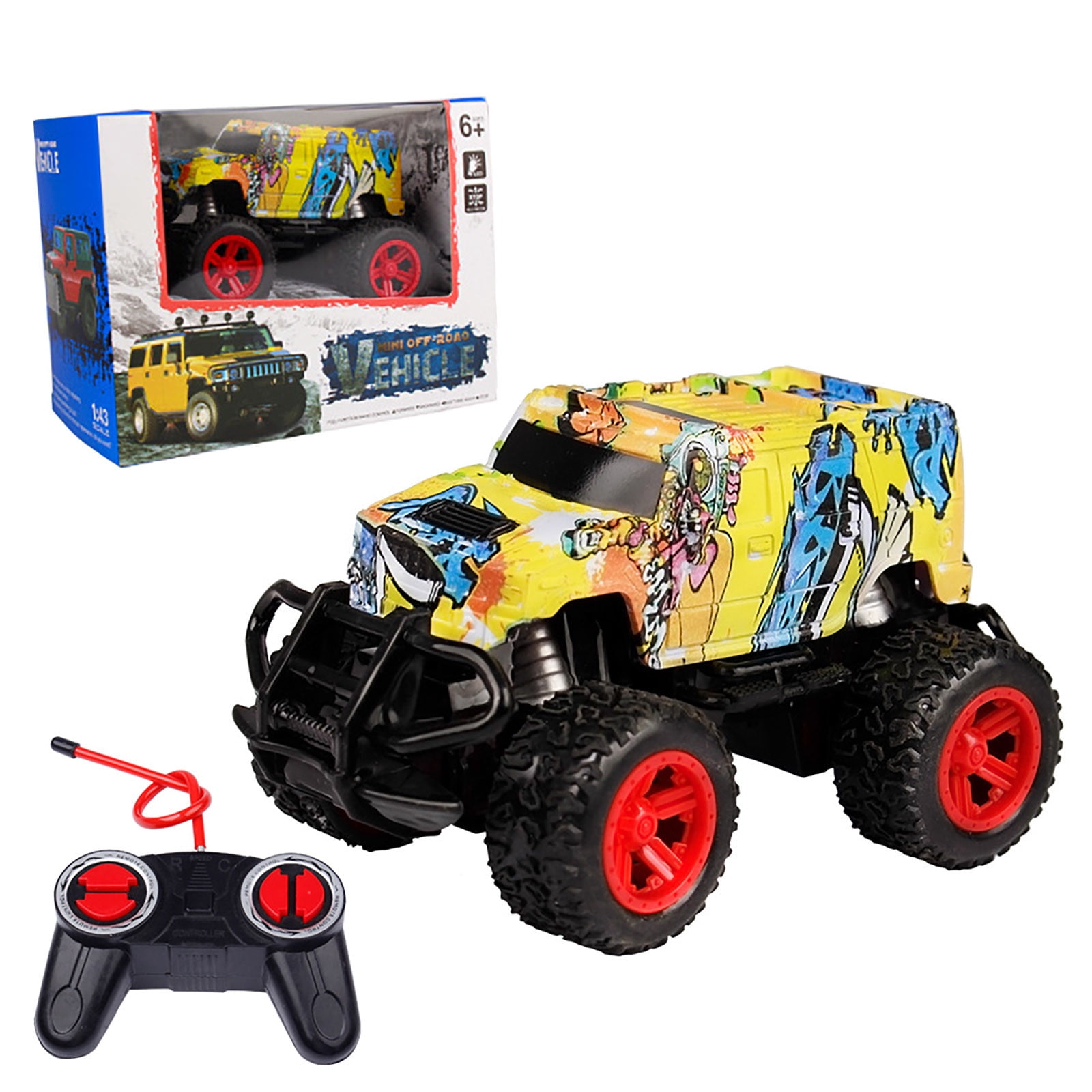 RUIG Remote Control Car for Kids 3-5, Remote Control Car 1:16 Scale All ...