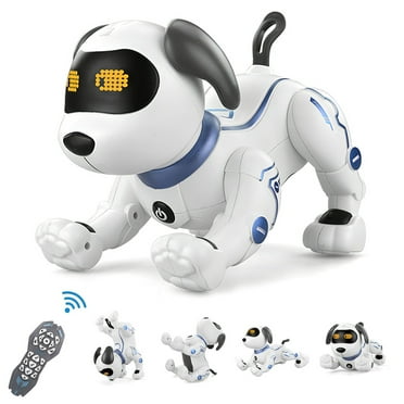 Caunedy Remote Control Robot Dog Toy, Programmable Interactive & Smart ...