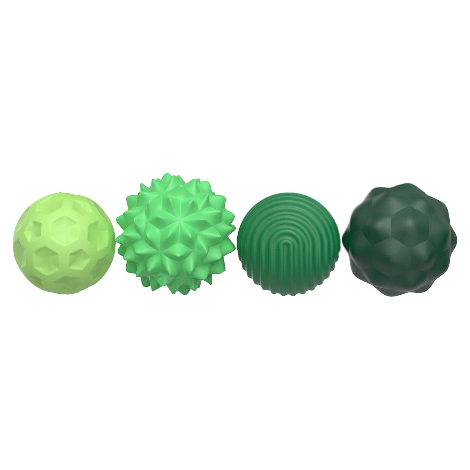 RUIG ‌Silicone Textured Stress Relief Rollers 4-Pack - Silent Fidget ...