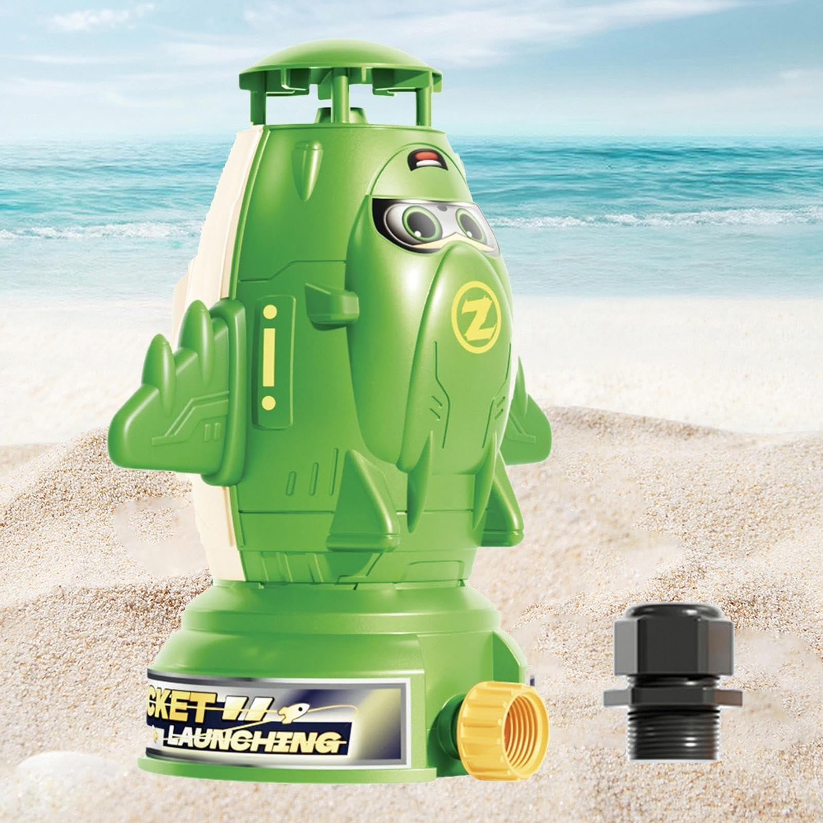 RUIG Sprinkler Rocket Launcher, Outdoor Water Toys Rocket Sprinkler for ...