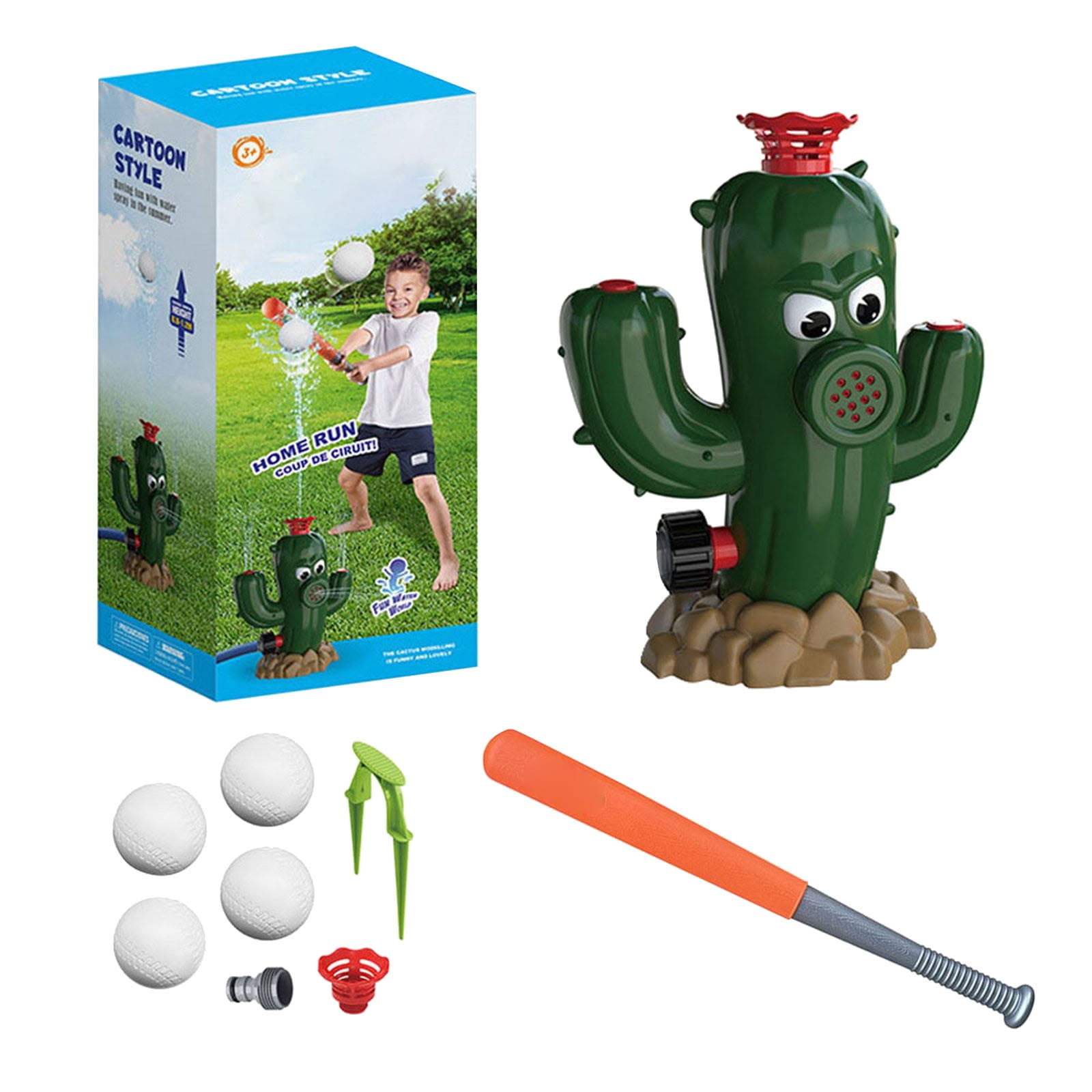 RUIG Water Sprinkler Baseball Toy for Kids Outdoor Play, 2 in 1 Summer ...