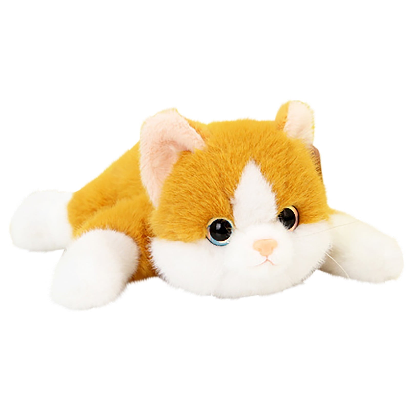 RUIG Weighted Cat Stuffed Animals 0.6 Lbs Cute Realistic Kitten Plush ...