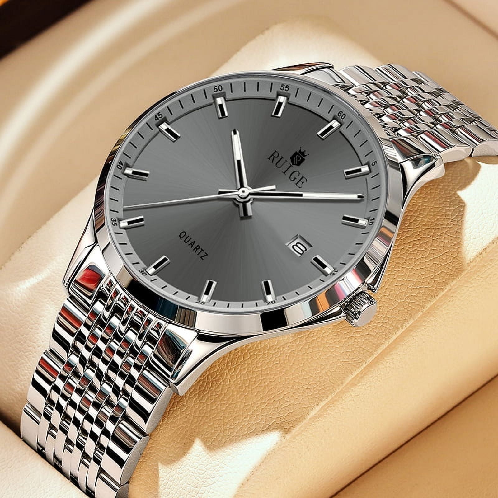 RUIGE New Men's Quartz Watch Night Glow Waterproof Men's Famous Watch ...