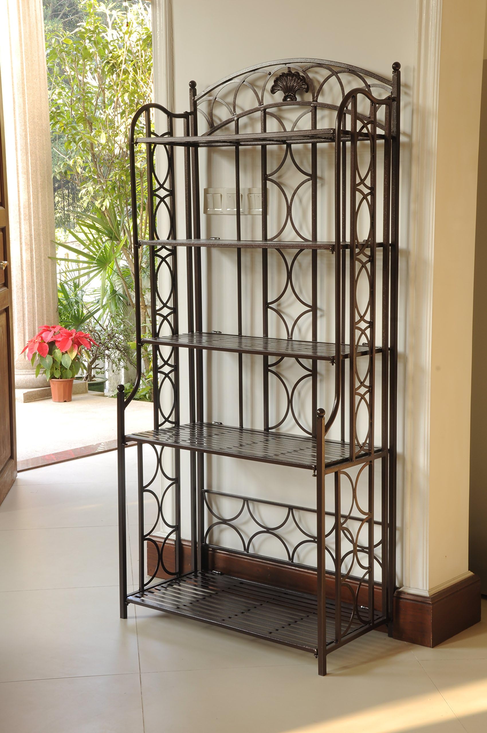 RUIHONGQING 5-Tier Iron Indoor/Outdoor Bakers Rack - Walmart.com