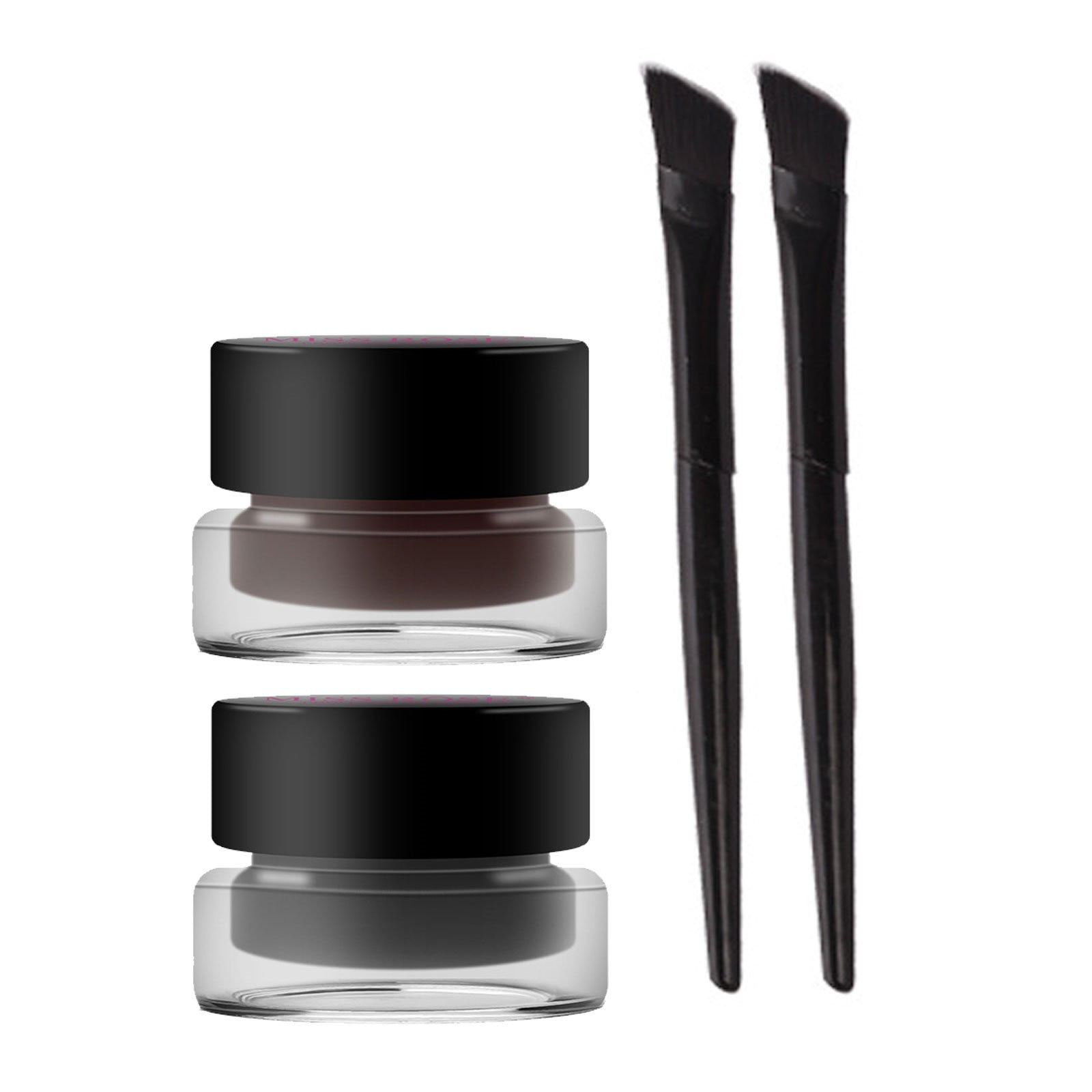RUIPIN Black Gel Eyeliner Set Water Proof Smudges Proof, Last for All ...