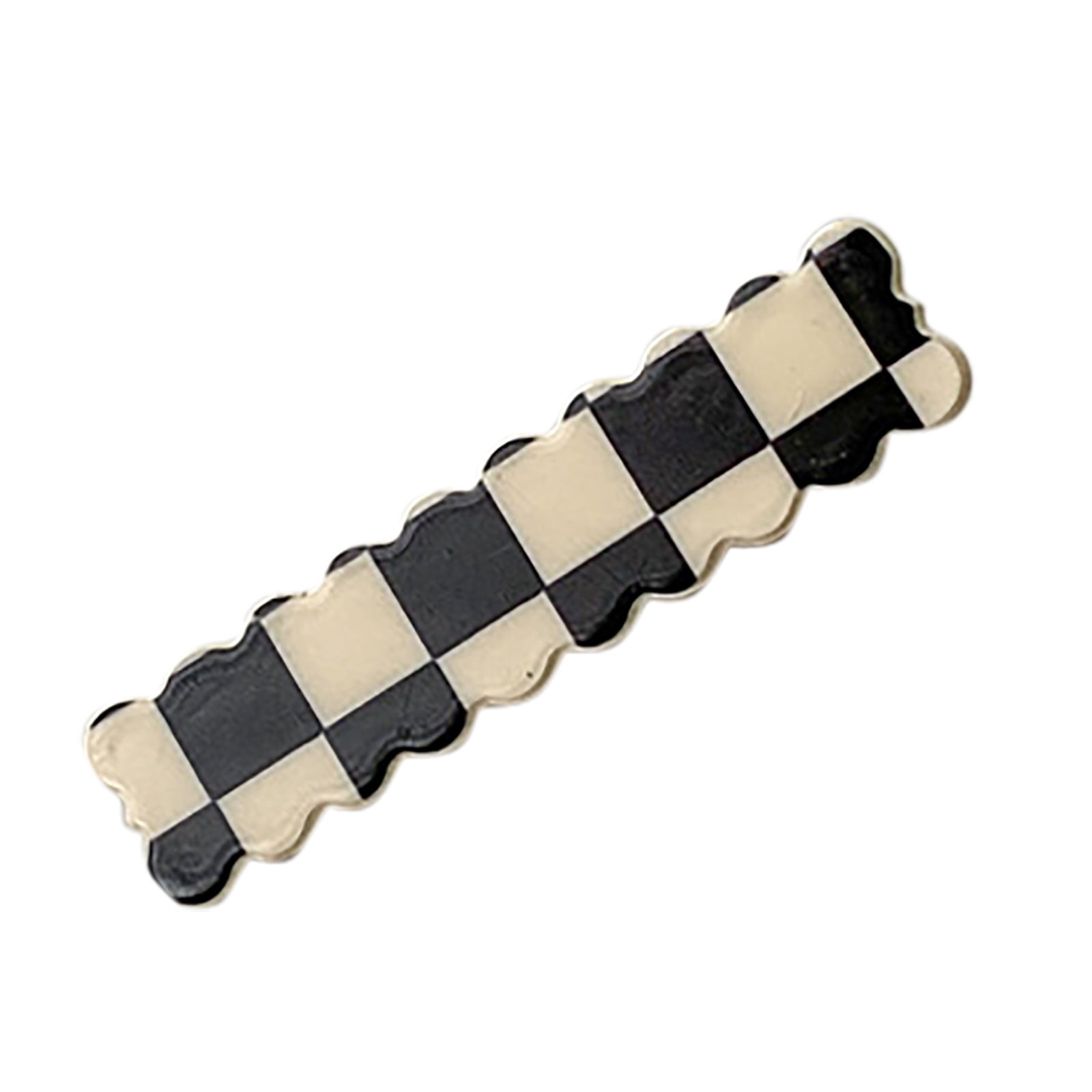 RUIPIN Instagram Checkerboard Hairpin Feminine and Seamless Hairpin ...