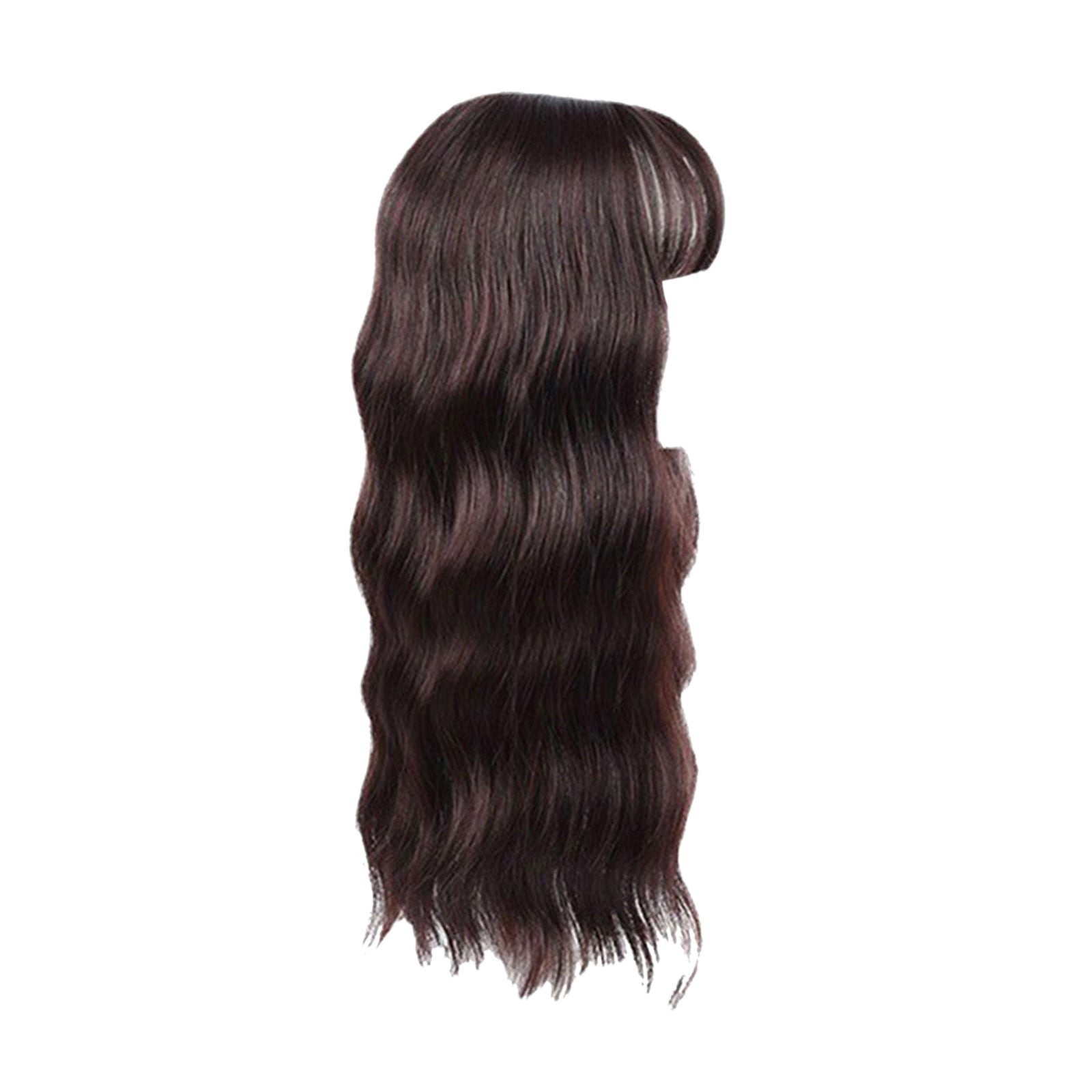 RUIPIN Water Wavy Wool Curl Long Curl Hair Cover Cover White Hair ...