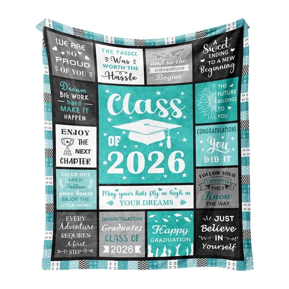 RUIQPGRT Graduation 2026 Blanket Graduation For Her/Him Graduation For ...
