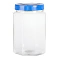 RUIQPGRT Plastic Jars With Lids – Storage Containers – Airtight ...