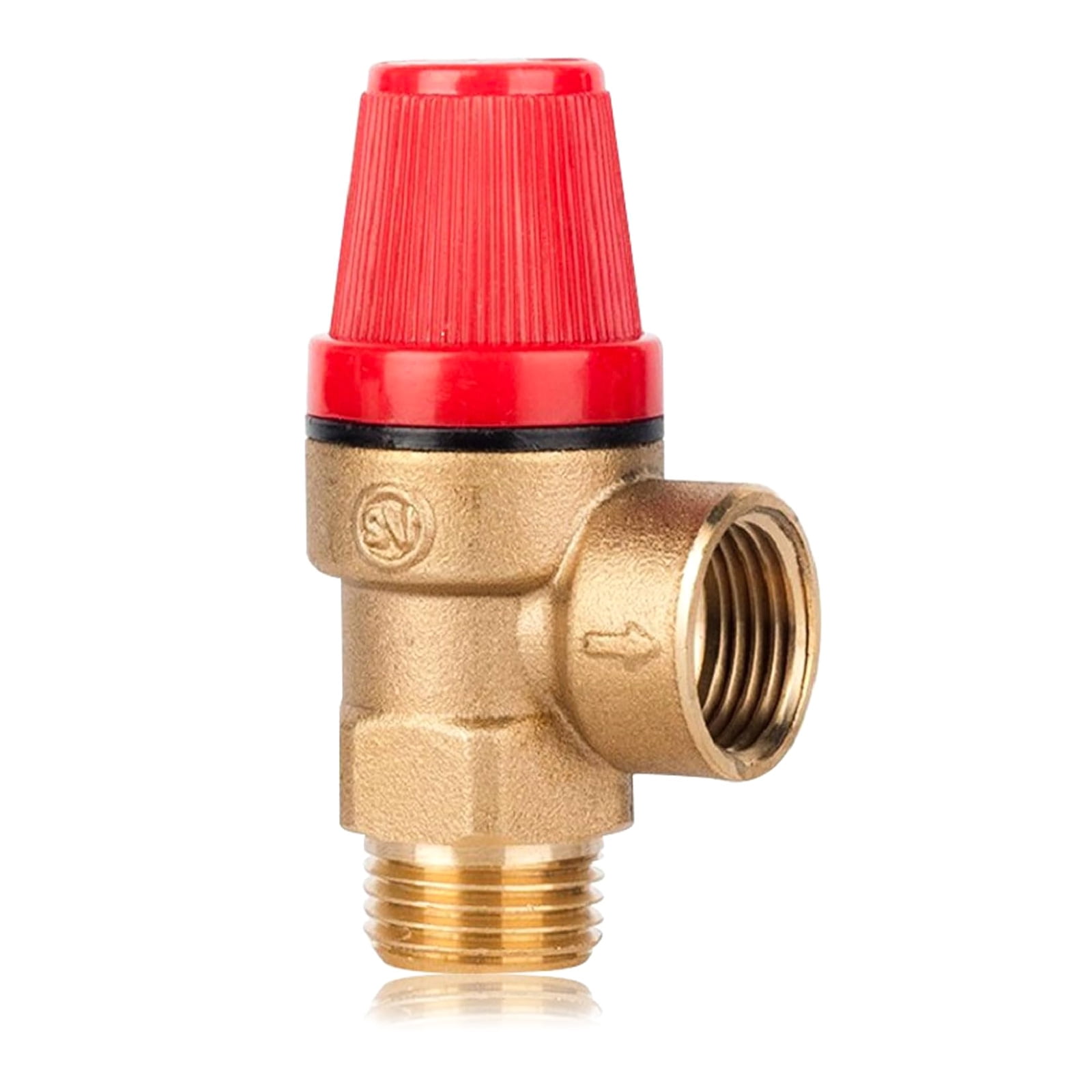 RUISINERY 1/2Inch Sturdy Brass Valves DN15 Relief Valves for Water Oil ...